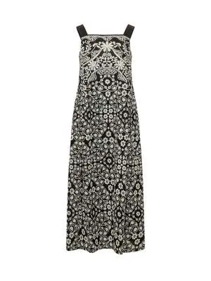 Max Mara Ornament All-over Linen Suit Set For Spring/summer 2026