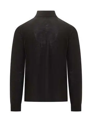 Premiata Elegant Knit Turtleneck Sweater - Black