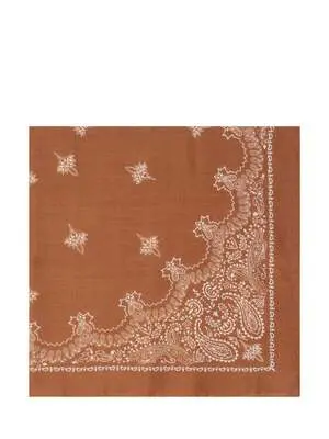 Destin Judy Silk Bandana Scarf 90x90 - Vicuna
