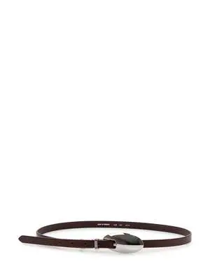 DIESEL® Sleek Mini Oval Buckle Belt - Ha623