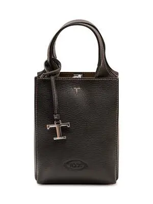 TOD`S Tod's-style Shopping Bag Handbag For Everyday Wear - Nero