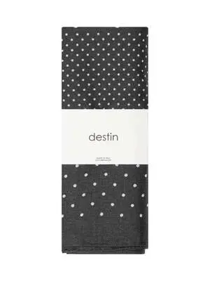 Destin Judy Square Scarf 90x90 In 100% Wool - Bosco