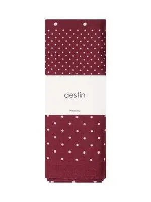 Destin Judy Carre 90x90 Silk-blend Scarf - Port