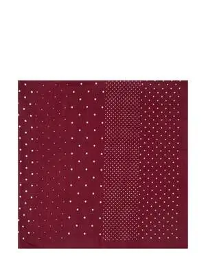 Destin Judy Carre 90x90 Silk-blend Scarf - Port