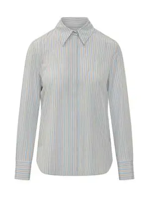 Max Mara MAX MARA Striped Shirt Azzurro