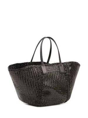 Dragon Diffusion Woven Handbag Mini Teresa - Black