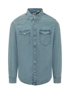 LEVI'S Barstow Western Shirt - Light Indigo