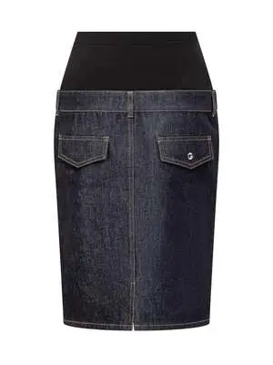 Coperni Chic Mini Skirt For Fall/winter 2024 - Black-blu Raw
