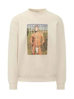 JW Anderson J. W. Anderson Star Sweatshirt - Ecru