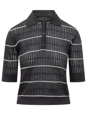 Max Mara Sleeveless Knit Top With Collar