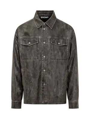 Palm Angels Vintage Effect Overshirt