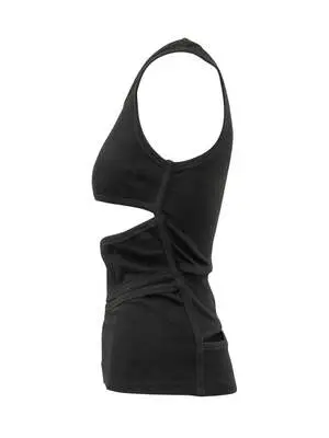 Coperni Spiral Cut Out Top - Black