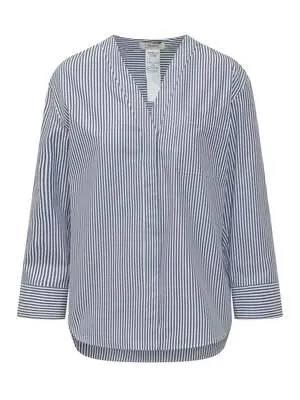 MAX MARA`S Max Mara Striped Silk Shirt - Riga Piccola