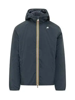 K-WAY Lightweight Jacket With Hood And Front Zip