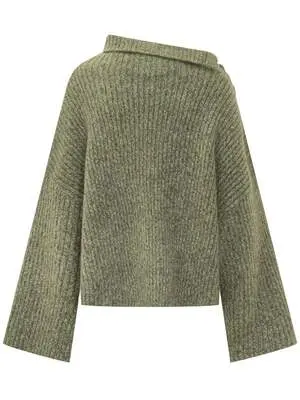 GANNI Pullover With Stylish Buttons