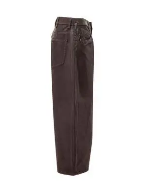 Attico Glossy Long Jean Pants
