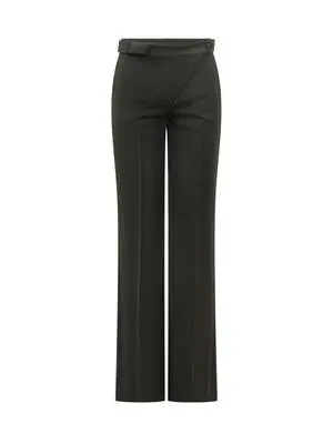 Attico Long Gabardine Trousers