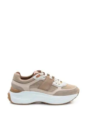 TOD'S Fabric And Leather Sneakers