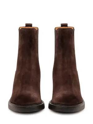TOD`S Ankle Boots With Rubber Sole And T60 Heel