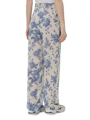 SEMICOUTURE Chic Trousers For Effortless Style - Blu
