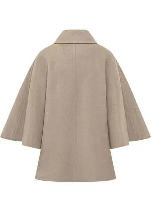 Max Mara 100% Cashmere Cape Coat