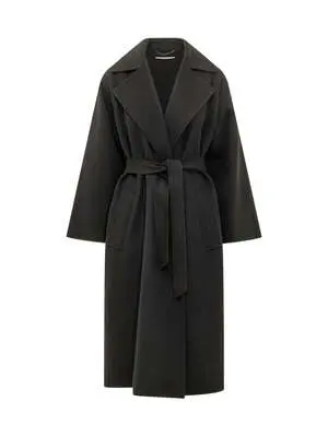 Max Mara Weekend-ready Wool Overcoat - Nero