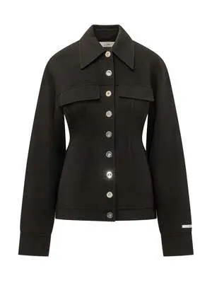 Sportmax Sport-inspired Virgin Wool Puffer Coat