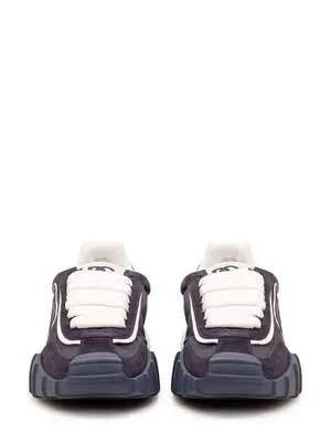 Dolce & Gabbana Leather And Fabric Sneakers