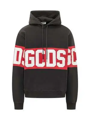 Gcds Band Logo Hoodie - Black/red
