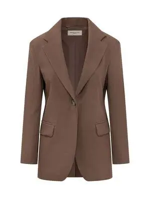 WEEKEND BY MAX MARA Wool Blazer - Cacao