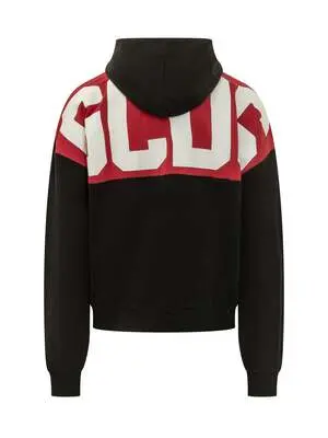 Gcds Band Logo Back Hoodie - Black/red