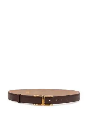 Elisabetta Franchi Statement Belt With Logo Buckle