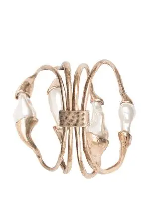 WEEKEND BY MAX MARA Logo-embellished Metallic Scarf