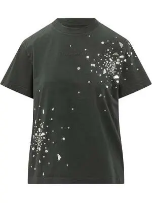 DES_PHEMMES Classic Crewneck T-shirt - Black