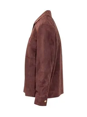 MAX MARA`S Max Mara Smmabisso Leather Jacket - Dark Ruby