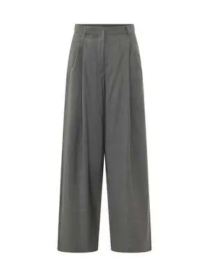 MAX MARA`S Max Mara's Smmtaro Wool Trousers - Carbone