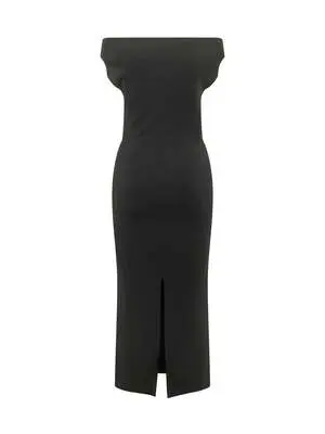 Alberta Ferretti Viscose-blend Midi Dress