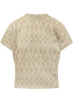 Momoni Geometric Print T-shirt