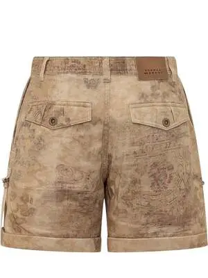 Isabel Marant Étoile Cuffed Mini Shorts With Pocket