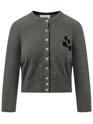 MARANT ETOILE Cardigan - Antracite/black