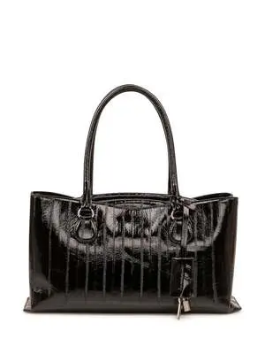 OSOI Osoi Patent Leather Tote Bag Tide Black