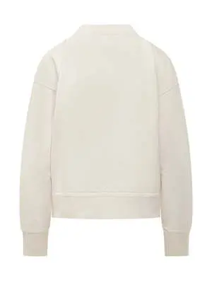 MARANT ETOILE Mini Sweatshirt T-shirt - Ecru/pink