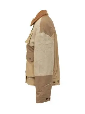 MARANT ETOILE Risla-gc Cropped Jacket - Beige