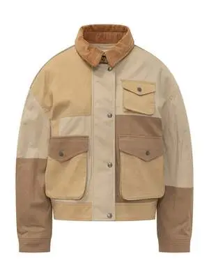 MARANT ETOILE Risla-gc Cropped Jacket - Beige