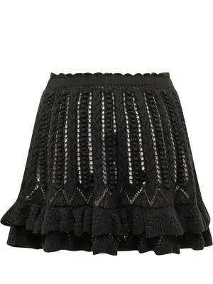 MARANT ETOILE Mini Skirt With Ruffles