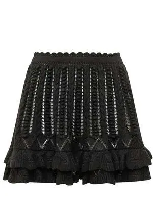 MARANT ETOILE Ruffled Mini Skirt