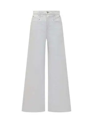 Isabel Marant Étoile High-waisted Denim Trousers - White