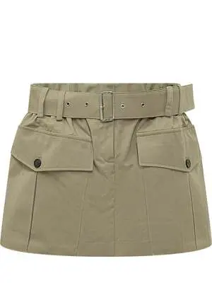 IRO PARIS Pocket Mini Skirt - Clay