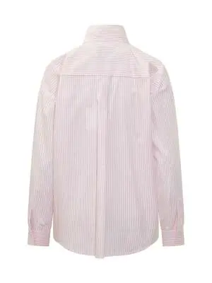 LE SULLY STUDIO Mini Over Shirt With Neck Corset - Rosa