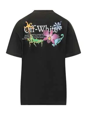Off-White Quote Graphic T-shirt Regular Fit - Black/white